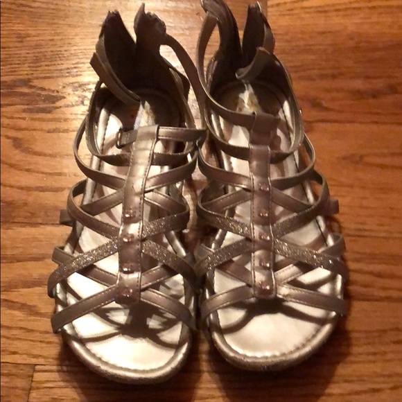 Payless | Shoes | Silver Glitter Sanders From Liv And Maddie | Poshmark